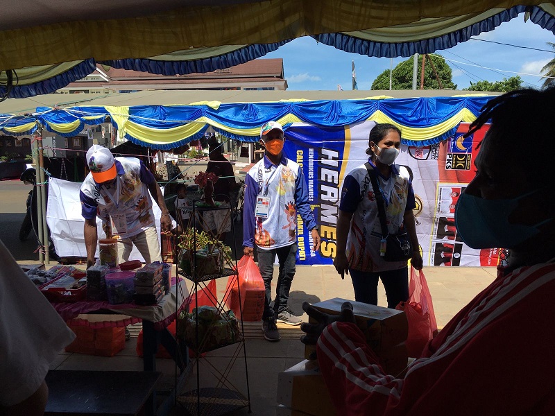 Pameran Produk UMKM Masyarakat Merauke di Tengah Pergelaran PON XX