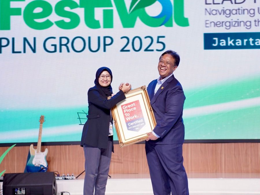 Transformasi PLN Berbuah Manis raih sertifikasi great Place To